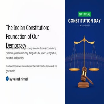 Framing The ConstitutIon PPT CLASS 12 | PPT