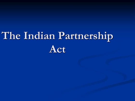 Rights ,duties and liabilities of partners in partnership | PPTX