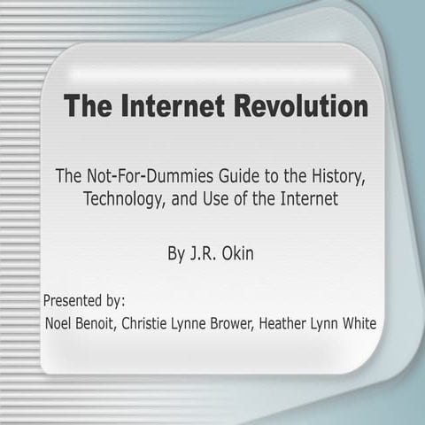 The Internet Revolution | PPT