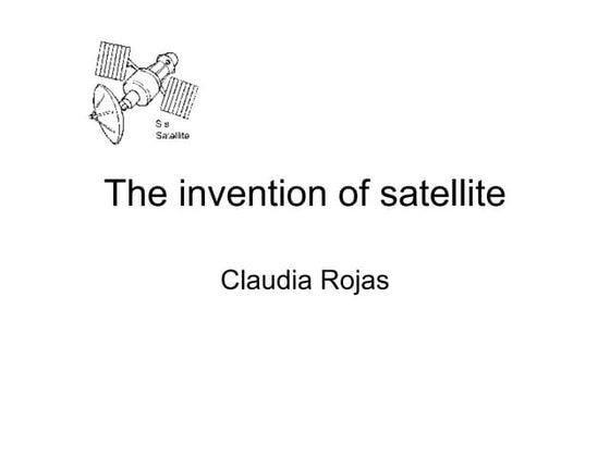 Communication satellite | PPT