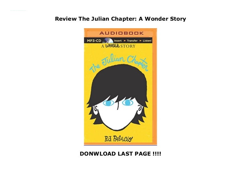 Review The Julian Chapter: A Wonder Story