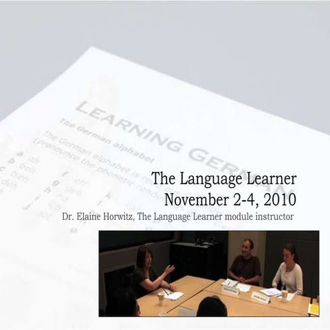 The language-learner | PPTX