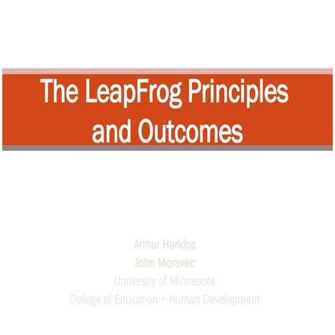 The Leapfrog Principles | PPT