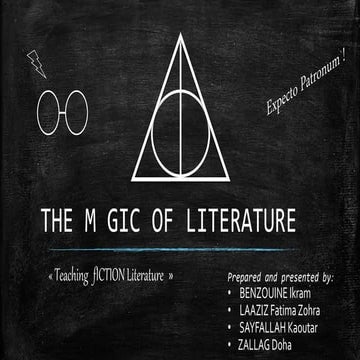 Presentation about The Magic of Literature | PPT