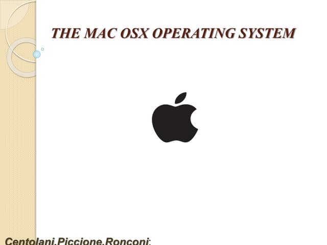Presentation on History of the operating systems | PPTX