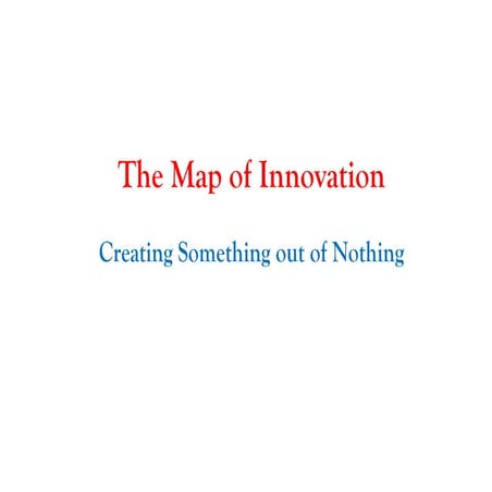 The Map Of Innovation | PPT
