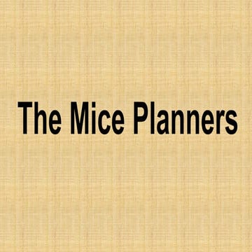 The-Mice-Planners QUALITIES AND RESPONSIBILITIES | PDF
