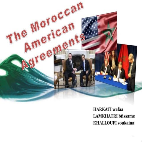Accord Maroc USA | PPTX
