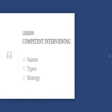 The-Nature-of-Interviews.pdf - Purposive communication | PDF