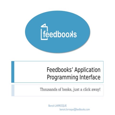 The new FeedBooks API | PDF
