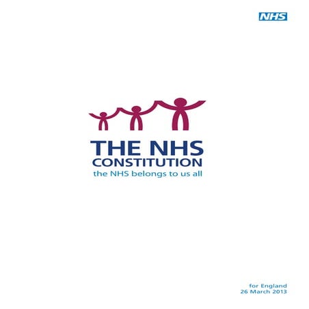 The nhs-constitution-for-england-2013 | PDF