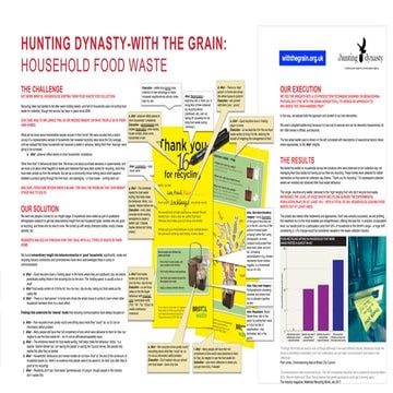 Using BI to increase in-home sorting of food waste for collection | PDF