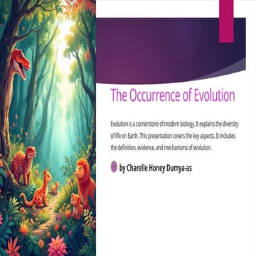 The Topic about Occurrence of Evolution.pptx