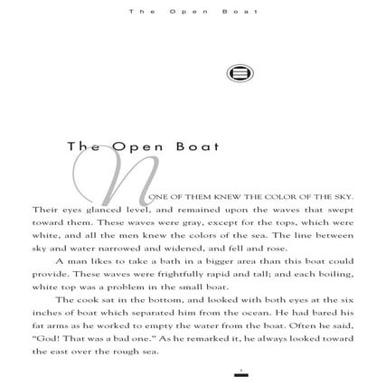 The open-boat | PDF