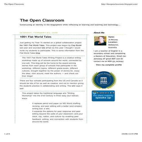 The Open Classroom | PDF