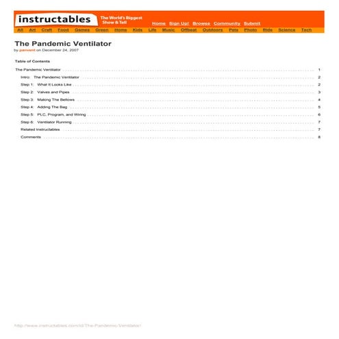 DIY Ventilator using Arduino with Blood Oxygen Sensing for Covid ...