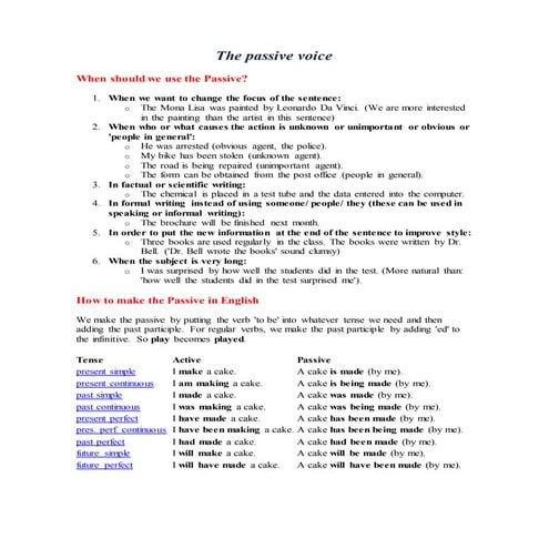 The passive-voice | PDF