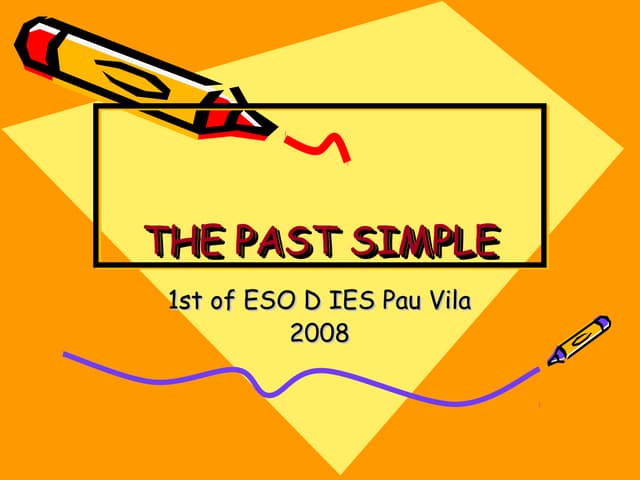 Past simple regular verbs | PPTX