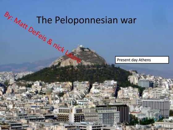 Sparta and athens war presentation | PPT