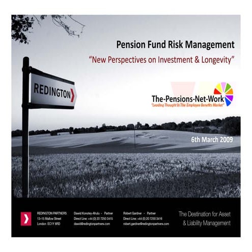 Pension Fund Risk Management- New Perspectives on Investment ...