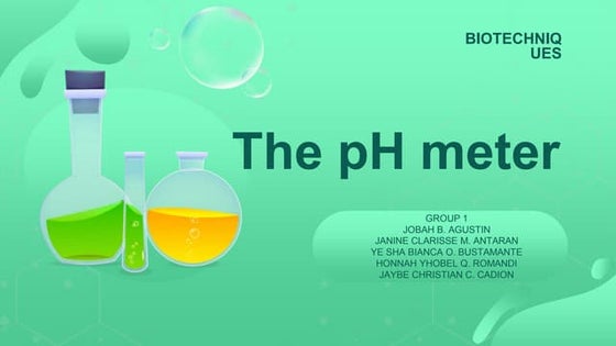 PH measurement in Food and drink | PPT