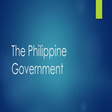 The national government | PPTX