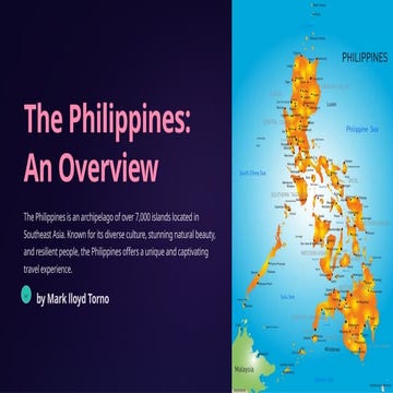 The - Philippines - An Overview.pptx free | PPTX