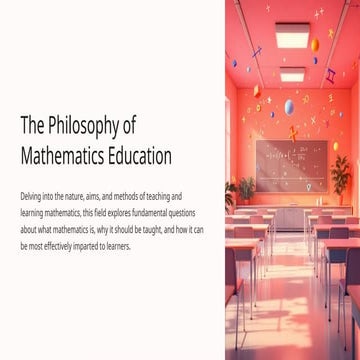 Mathematics: Key to Education and Progress | PPTX