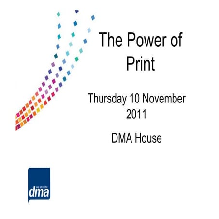 The Power Of Print, 10 November 2011 | PDF