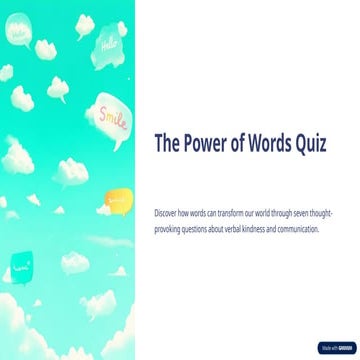 The-Power-of-Words-Quiz.pptx the power of words | PPTX