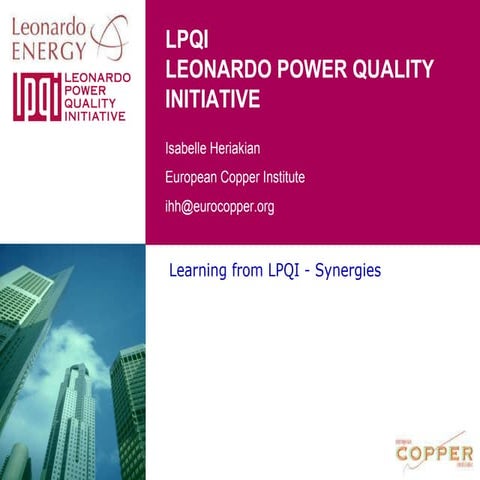 The Power Quality Initiative | PPT