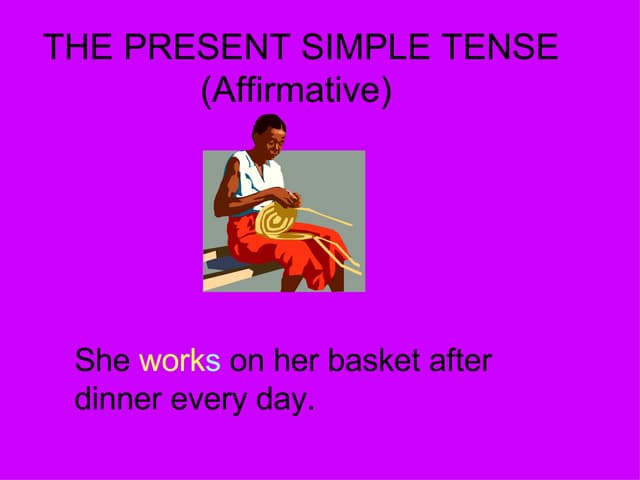 Lesson plan present simple tense | PPTX