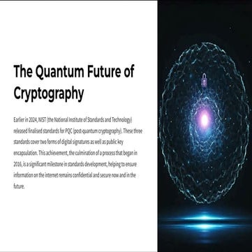 Domen Zavrl - The Quantum Future of Cryptography | PDF