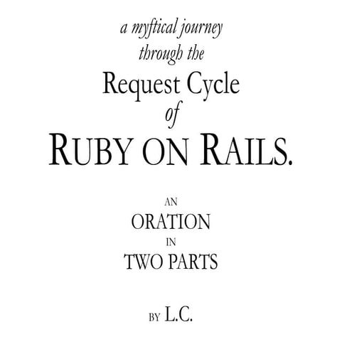 The Rails Request Cycle | PDF