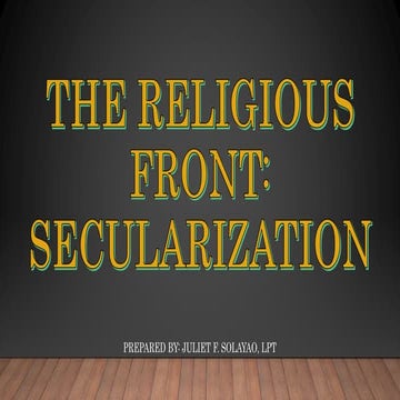THE-RELIGIOUS-FRONT-Lesson-4.pptxggvvvvv | PPTX
