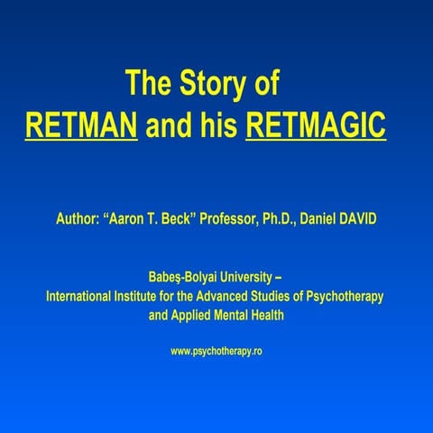 The Retmagic Of Retman | PPT
