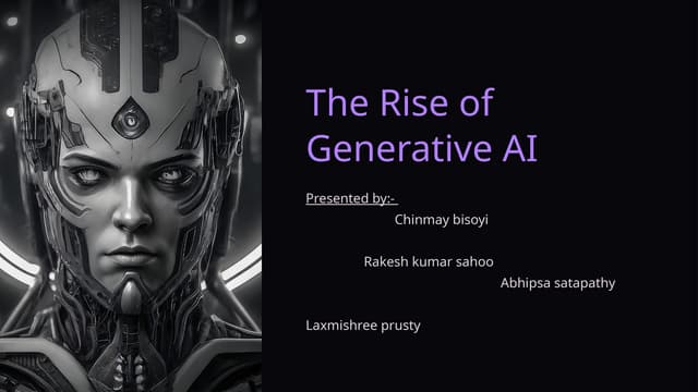 Generative AI or GenAI technology based PPT | PPTX