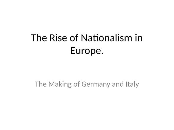 Unification of Italy, History, class 10 cbse | PDF | Europe Travel ...