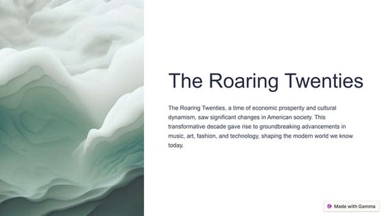 Roaring Twenties | PDF