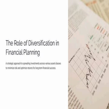 The Role of Diversification in Financial Planning | PDF