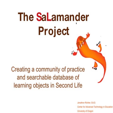 The Salamander Project | PPT