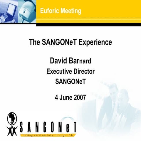 The SANGONeT Experience | PPT