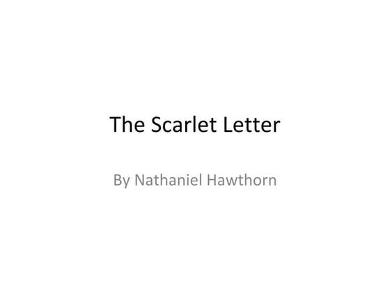 The Scarlet Letter | PPT
