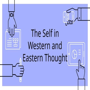 The Self in Western and Eastern Thoughts | PPTX