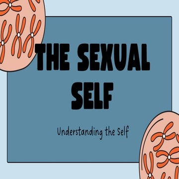 The Sexual Self In Understanding The Self Pptx Sexual Conditions