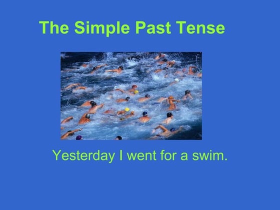 Simple past tense lesson plan | PDF