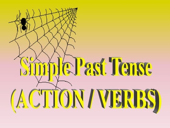 Past simple tense | PPSX