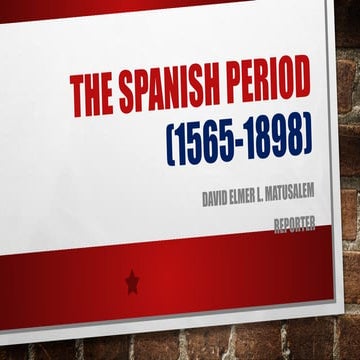 THE-SPANISH-PERIOD-shs 21st century literatue | PPTX