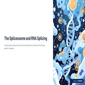 The-Spliceosome-and-RNA-Splicing slide for education | PDF