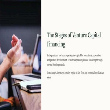 The Stages of Venture Capital(VC) Financing | PPT